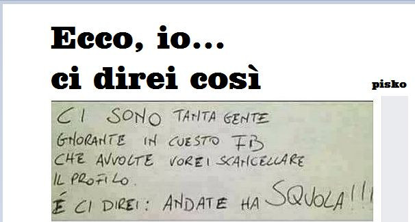 Ci direi - Facciabuco.com