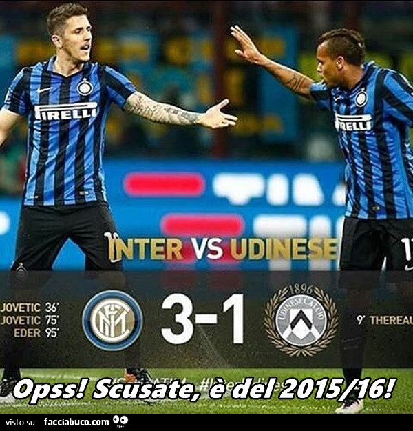 Tutti i meme sull'Inter - Facciabuco.com