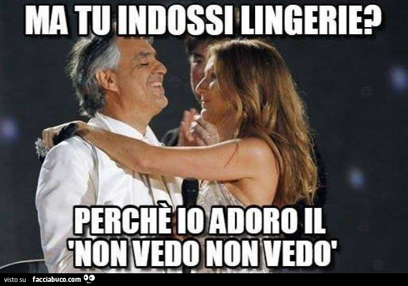 Tutti i meme su Andrea Bocelli - Facciabuco.com