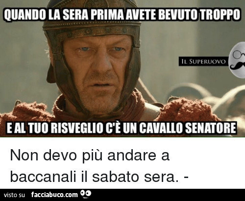 Tutti i meme sugli Ubriachi - Facciabuco.com
