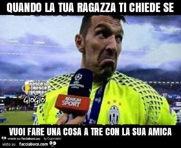 Quando la tua ragazza ti chiede se vuoi fare una cosa a tre con la sua ... Quando la tua ragazza ti chiede se vuoi fare una cosa a tre con la sua ...