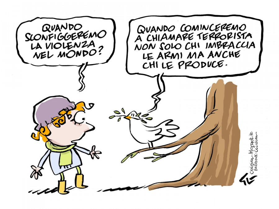 Post satirico pubblicato da VPERVIGNETTA - Facciabuco.com